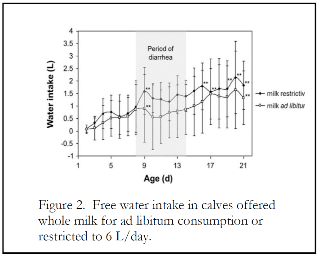 Calf Note #232 – Water intake in young calves, revisited – Calf Notes.com
